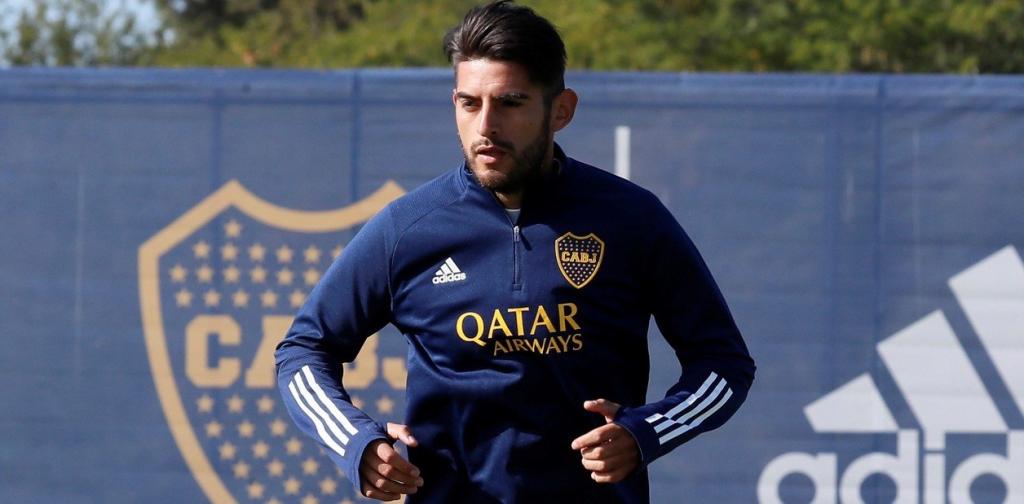 La primera vez del nuevo '5' de Boca