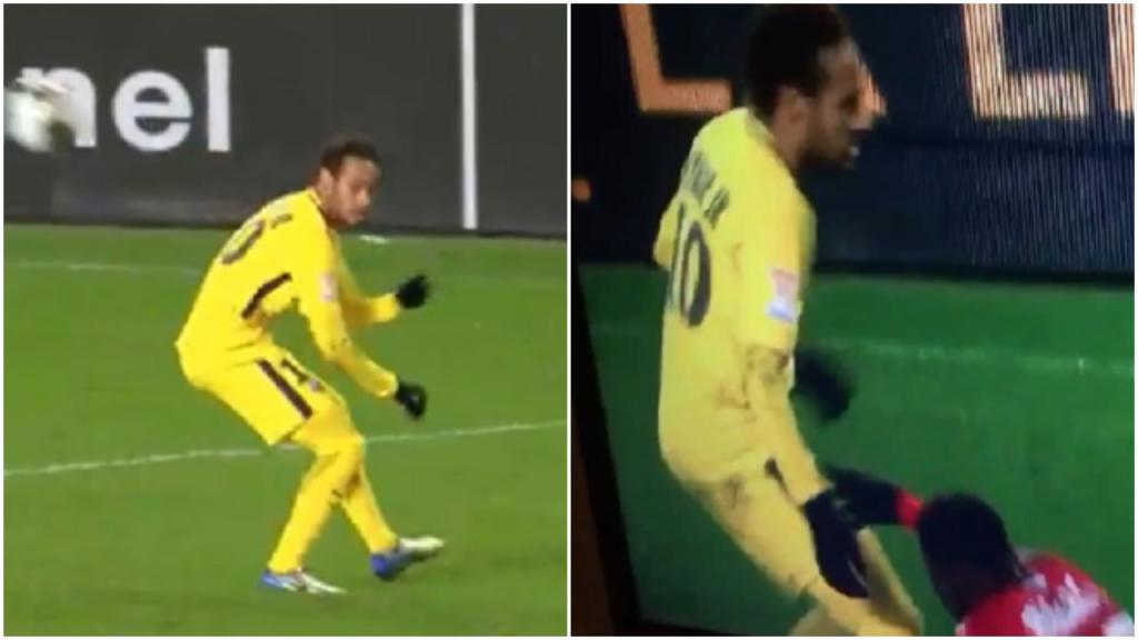 Neymar's ugly gestures go viral