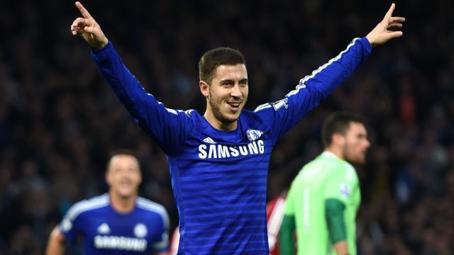 Hazard to play as a secondary striker for Chelsea